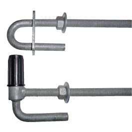 ROTECH Heavy Duty Bolt-Thru Timber Post Hinge Set 32NB - Reliable Gate ...